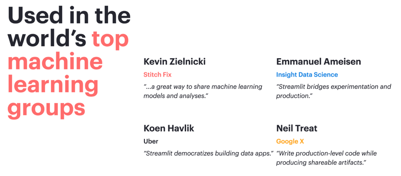 Open Source Highlight: Streamlit